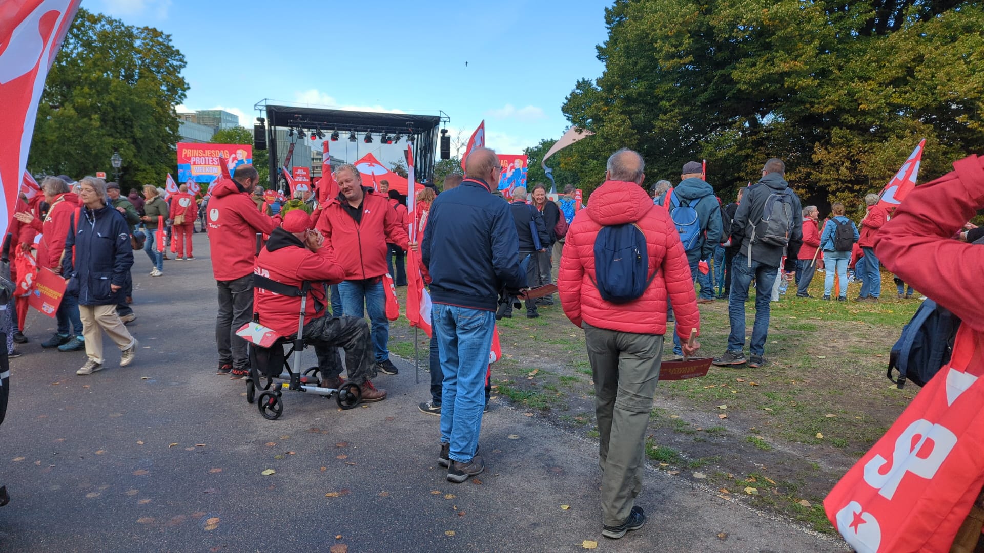 SP Woerden bij Koopkracht Protest :: SP Woerden